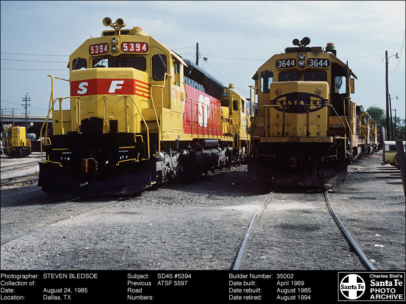 The ATSF Photo Archive - SD45 #5394