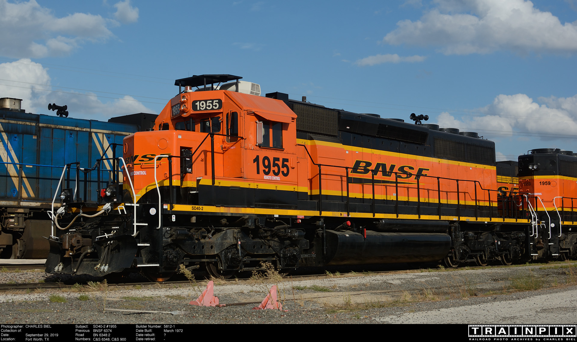 The BNSF Photo Archive - SD40-2 #1955