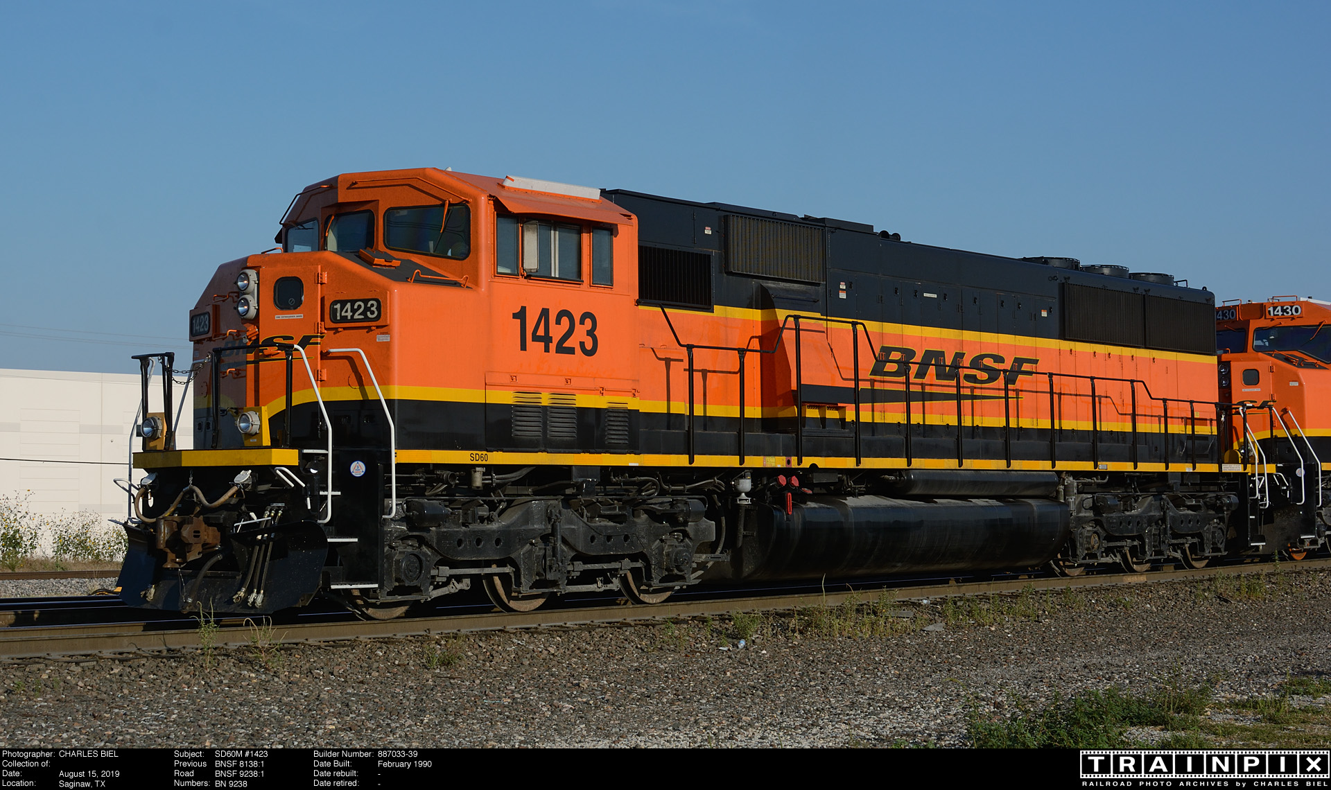 The BNSF Photo Archive - SD60M #1423
