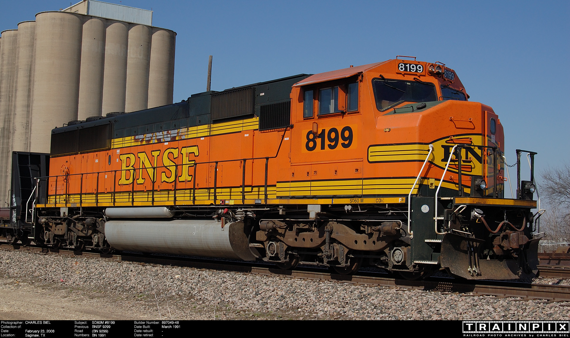 The BNSF Photo Archive - SD60M #8199
