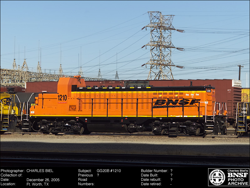 The BNSF Photo Archive - GG20B #1210