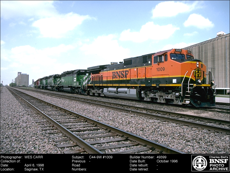 The BNSF Photo Archive - C44-9W #1009