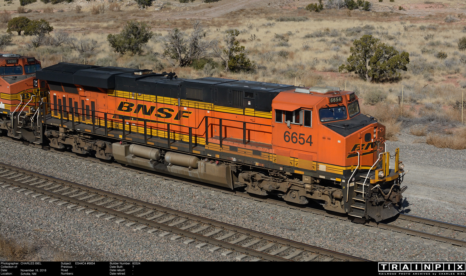 The BNSF Photo Archive - ES44C4 #6654