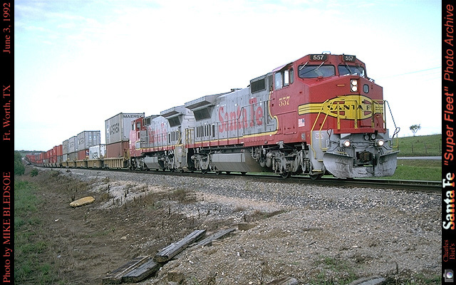 The SANTA FE Photo Archive - B40-8W No.557