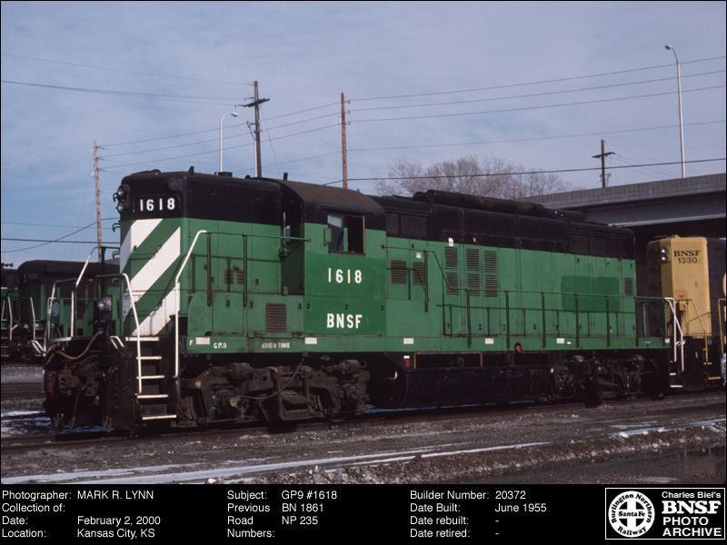 The BNSF Photo Archive - GP9 #1618