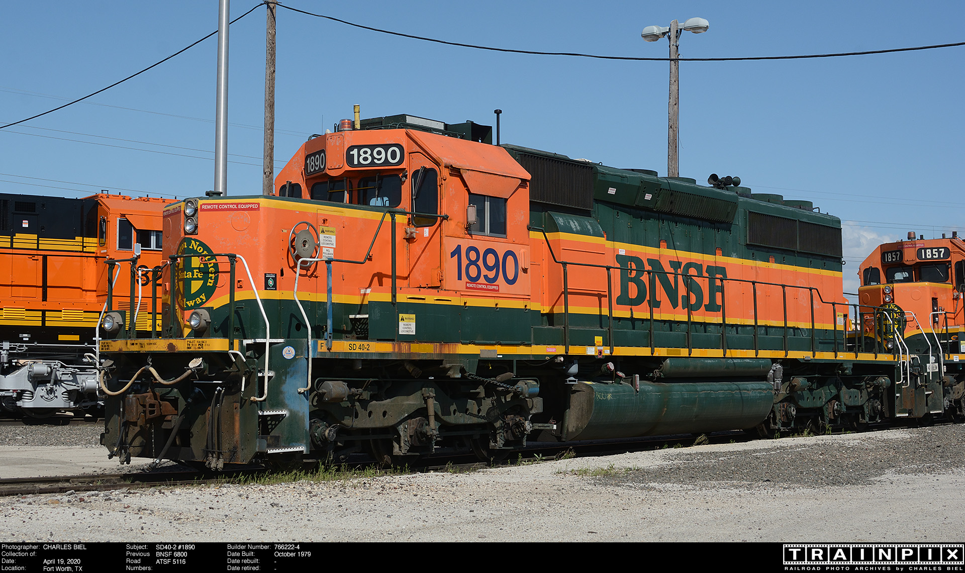 The BNSF Photo Archive - SD40-2 #1890