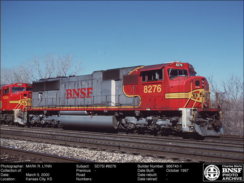 The BNSF Photo Archive - SD75I #8279